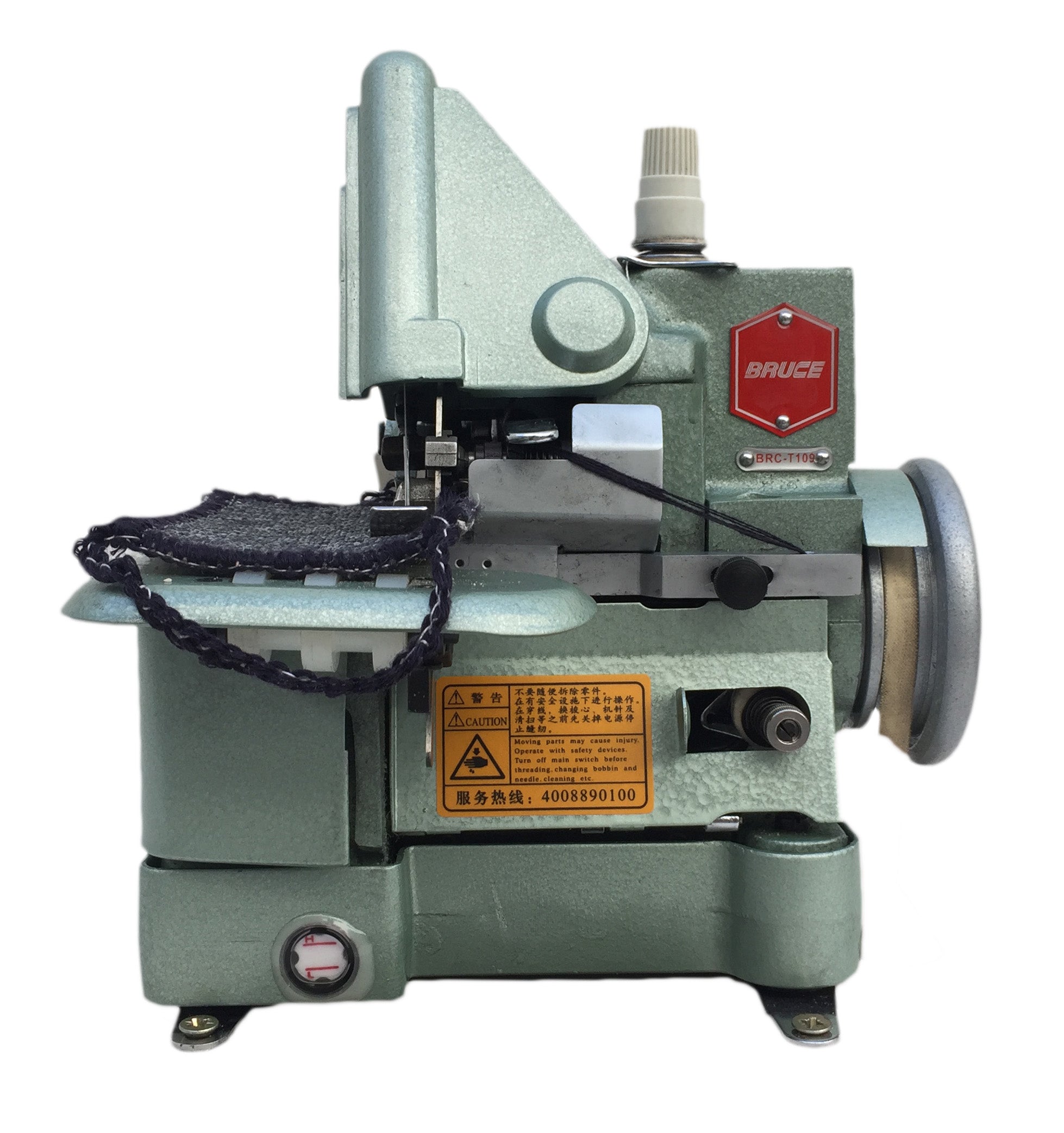 (BRC-T109) Máquina Overlock para Orillar Tapetes 3 Hilos Marca Bruce ...